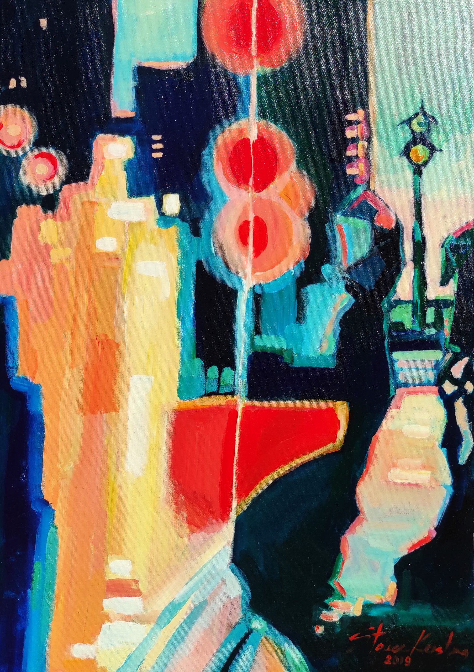 City Lights - Kristina Stanek - Custom artwork creation